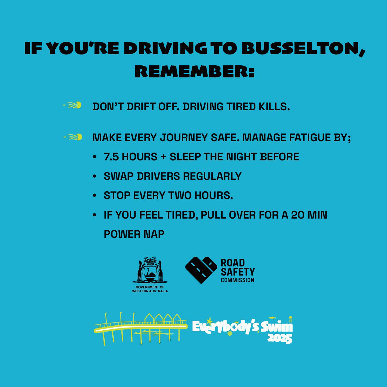 Visiting the Margaret River Region - Busselton Jetty Swim